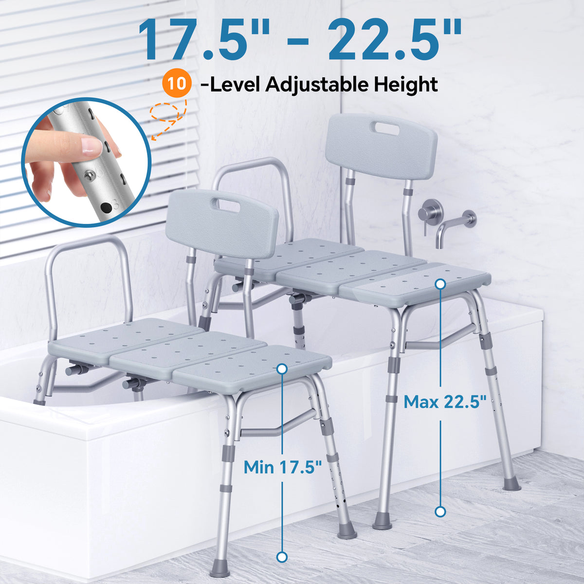BC4 Tub Transfer Bench for Bathtub